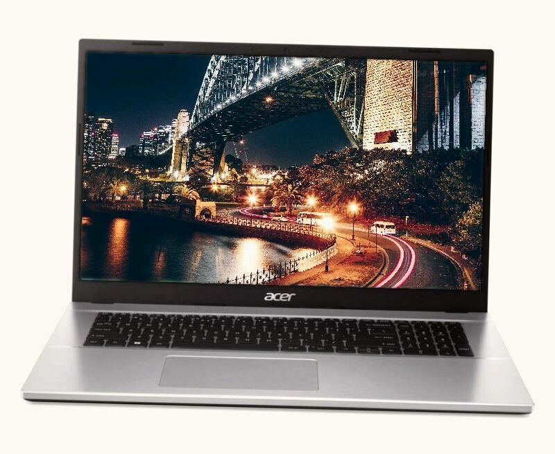 Ноутбук Acer Intel Core i3 3,5ГГц 6 ядер. 17,3' 1920x1080 Intel HD Graphics Windows 11 Pro Русская раскладка