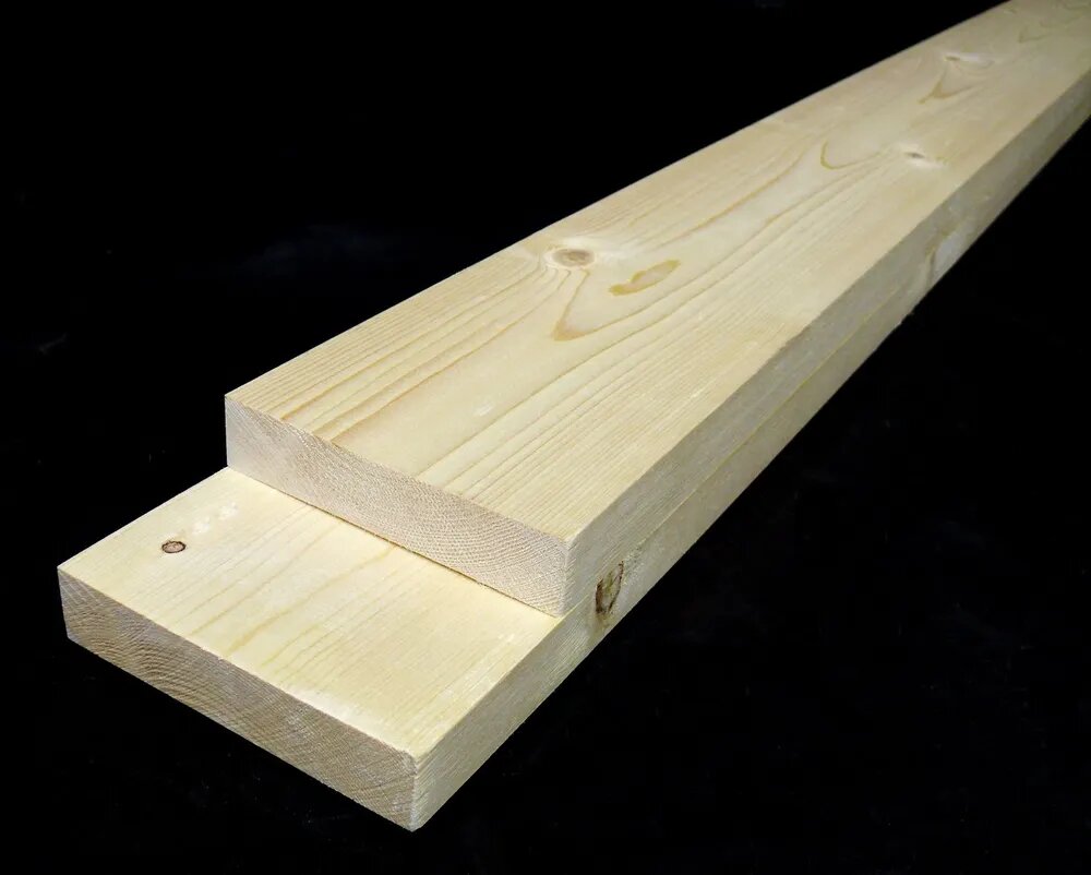 Доска строганная профиль 30х150х1500мм 2 шт сорт первый хвоя