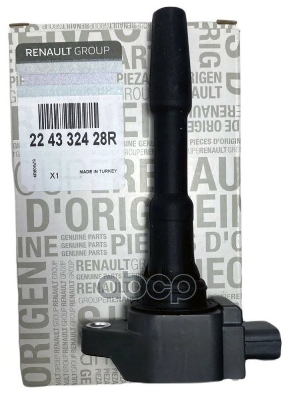 Катушка зажигания для Рено Дастер, Рено Каптур, Лада Х Рей, Лада Веста (H4M), Cartronic, аналог 224332428R