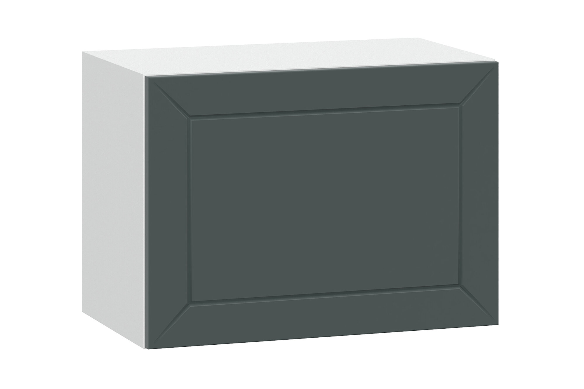 Кухонный модуль навесной горизонтальный Нонтон Лаорна, 50x29x36 см, белый /таёжный лес