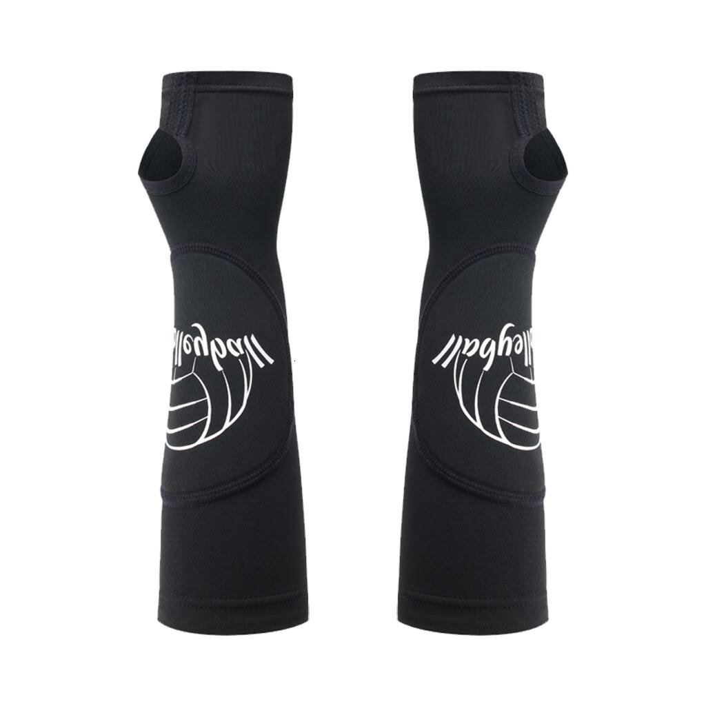 Защитные рукава для волейбола, Черный - С/М