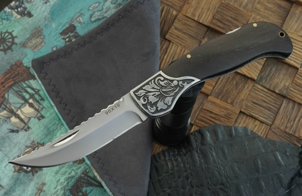 ООО "Складник" складной нож Волга В632, сталь 95Х18