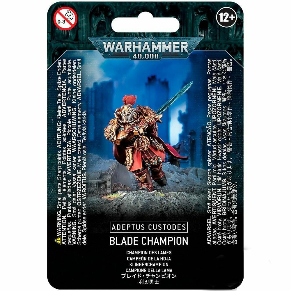 Набор миниатюр Adeptus Custodes Blade Champion Warhammer 40000