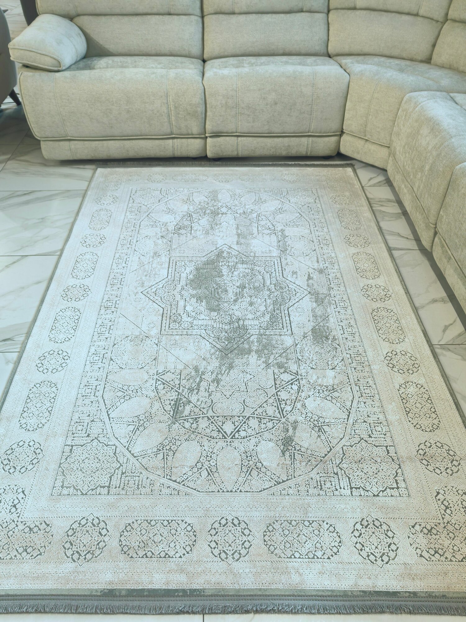 Ковер премиальный иранский высокоплотный, 0.8 на 1.5 м, на пол в спальню, гостиную, 100% хлопок, эвкалиптовый шелк, размер 80х150 см