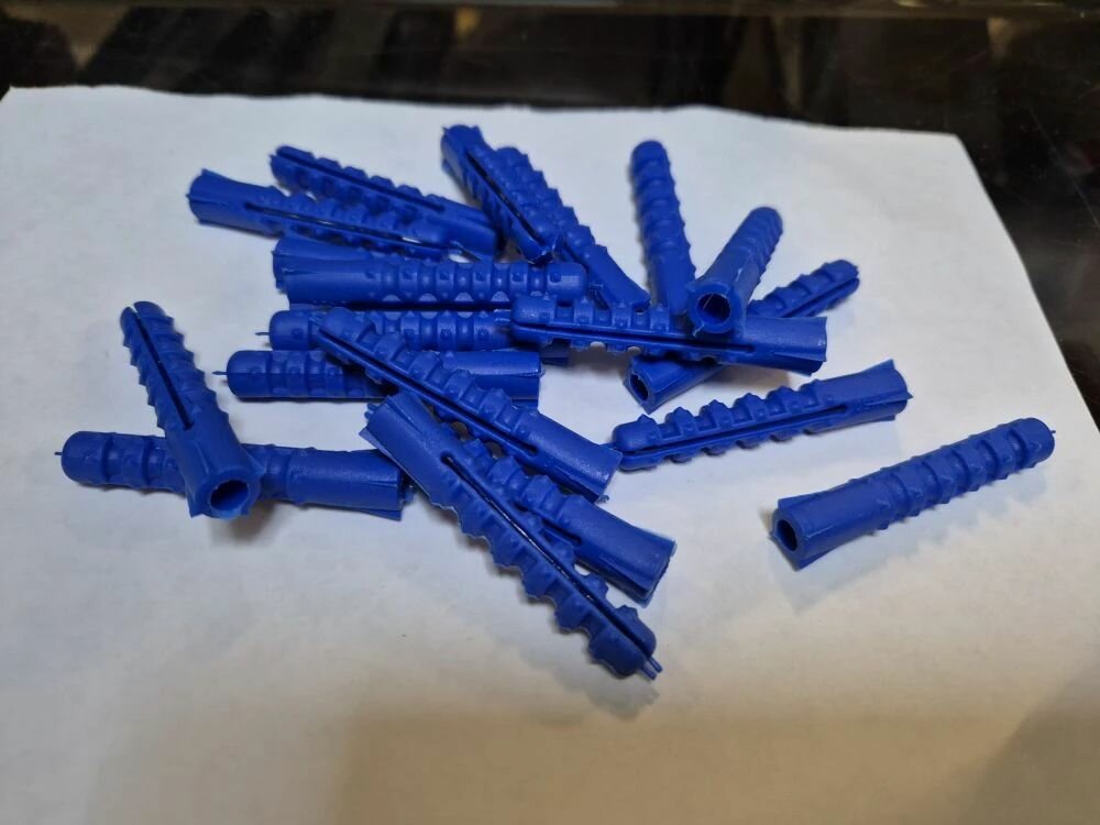 Дюбель пластмассовый 8,0 х 50 мм, 100 шт в уп.