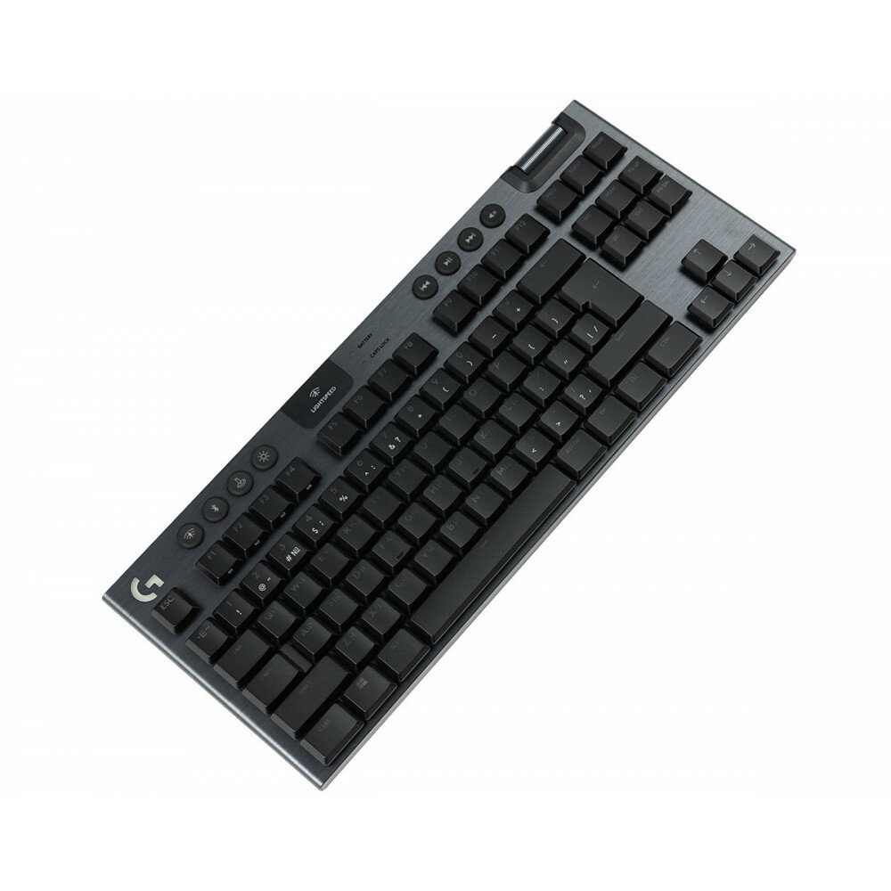 Игровая клавиатура Logitech G913, TKL, GL Clicky, RGB-подсветкой, черная