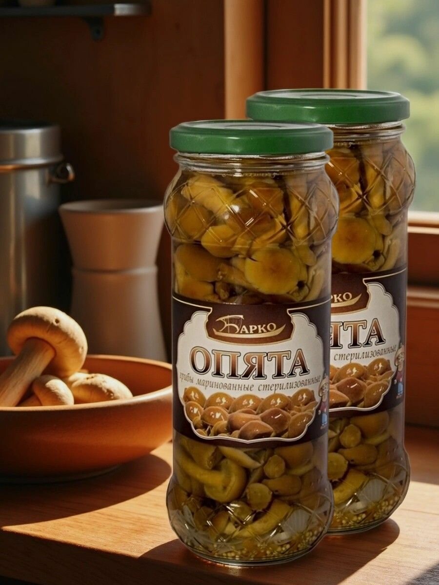 Барко Опята маринованные 580мл (Набор из 2шт)
