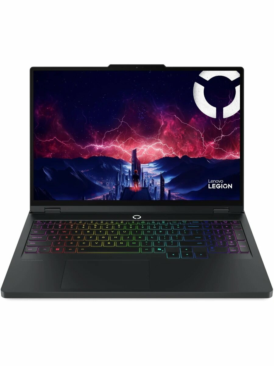 Ноутбук игровой LENOVO Legion Pro 5 16AFR10 16" OLED Ryzen 9 9955HX 32ГБ 1ТБ RTX 5070 8ГБ DOS черный 83F2000BRK