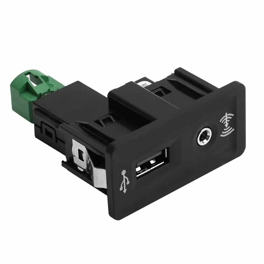Автомобильная розетка Carplay AUX USB + жгут проводов, автоматический USB-адаптер совместим с Golf 7 MK7 3GD035222E 5G0 035 222 F