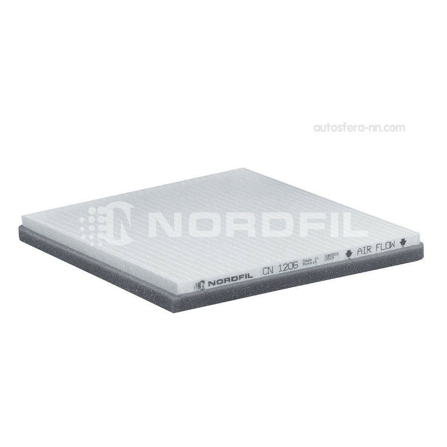 NORDFIL CN1206 Фильтр салона BYD F3 CHERY Sweet (S11) / Tiggo (FL) / Tiggo (T11) GEELY Emgrand 7 / Emgrand EC7 /