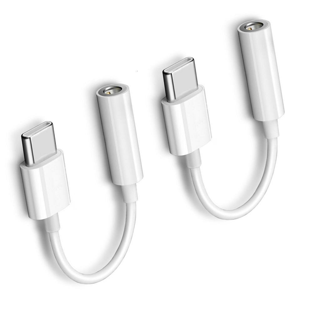 Адаптер USB-C — 3,5 мм, Белый