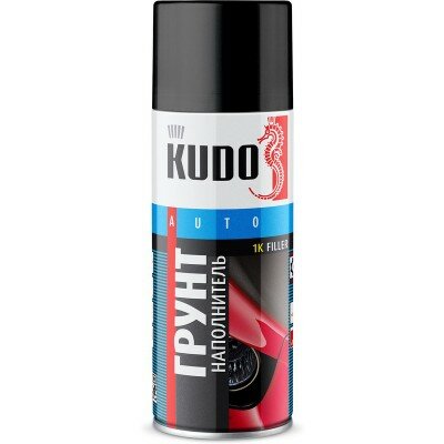 Грунт наполнитель KUDO KU2203 акриловый черный, 520 мл