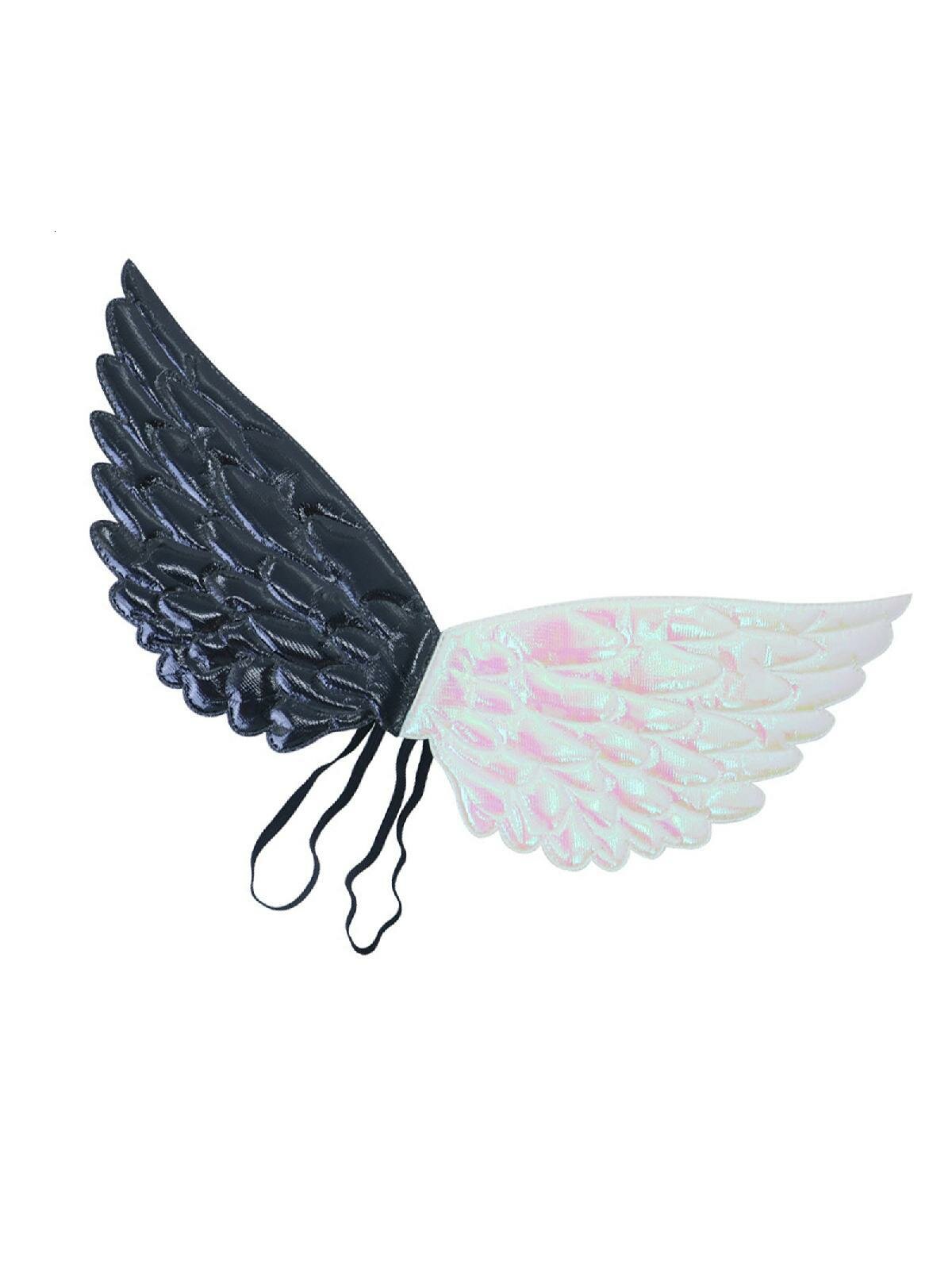 Костюм крыльев бабочки, Черное и белое