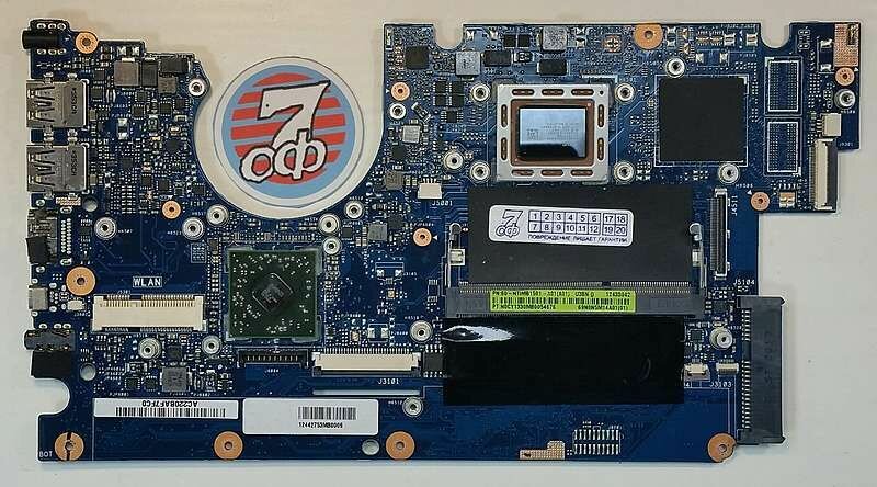 Материнская плата ноутбука Asus U38N A8-4555M