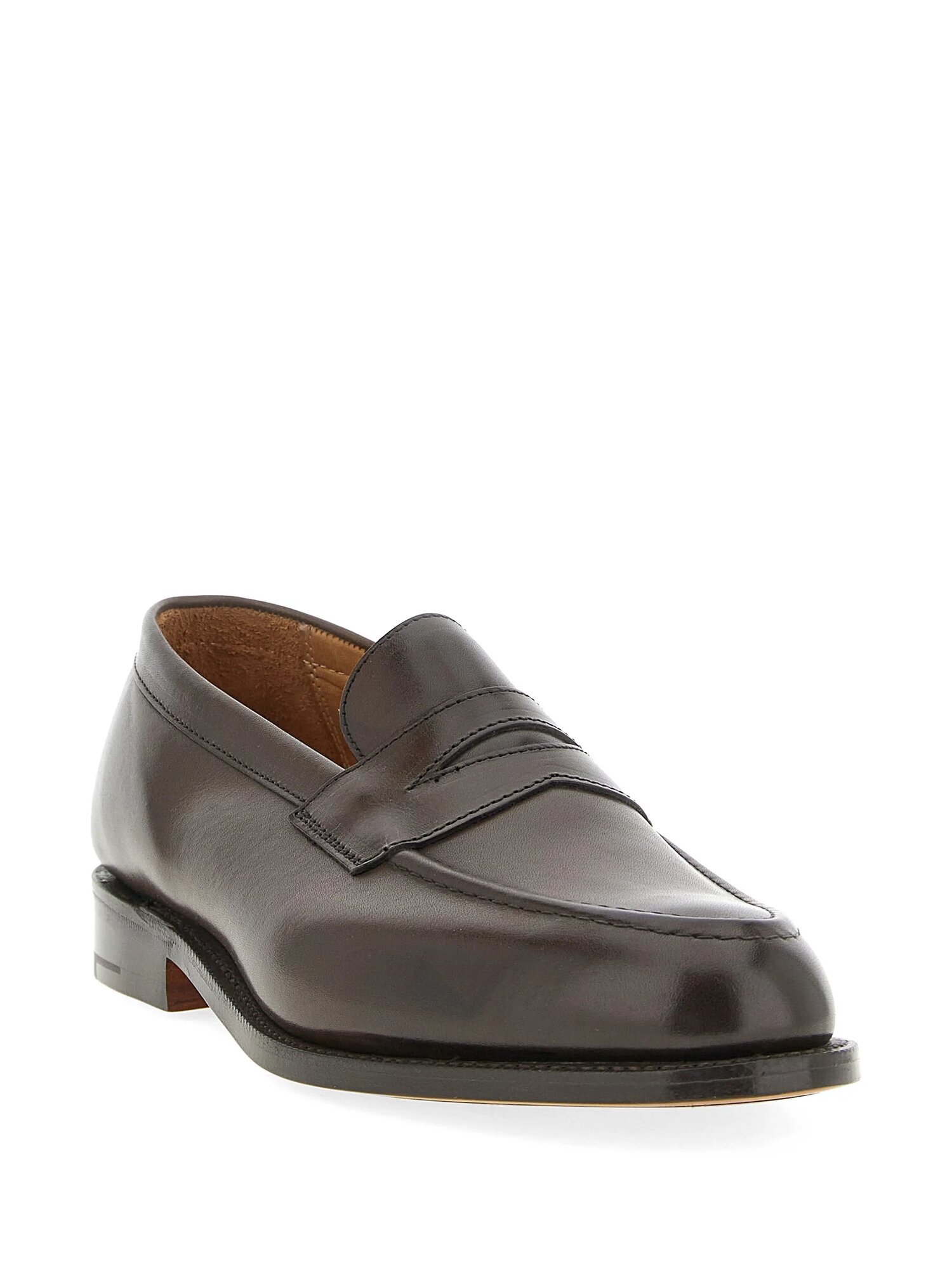 Лоферы Tricker's Harvard leather loafers, размер 9.5, коричневый — фото 1