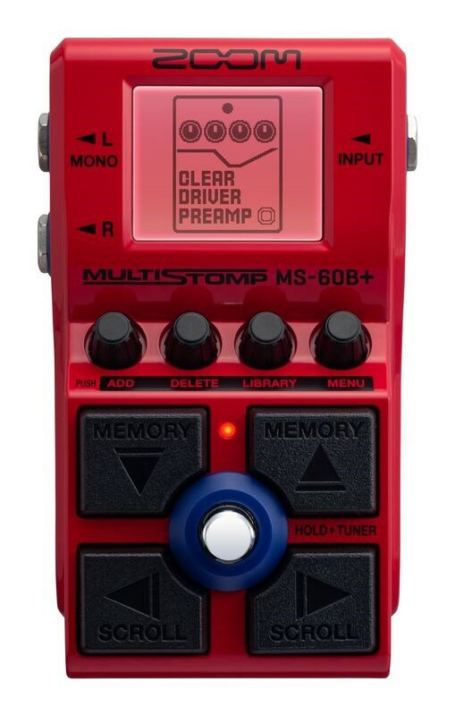 ZOOM MS-60B+ MultiStomp for Bass - педаль эффектов для бас-гитары