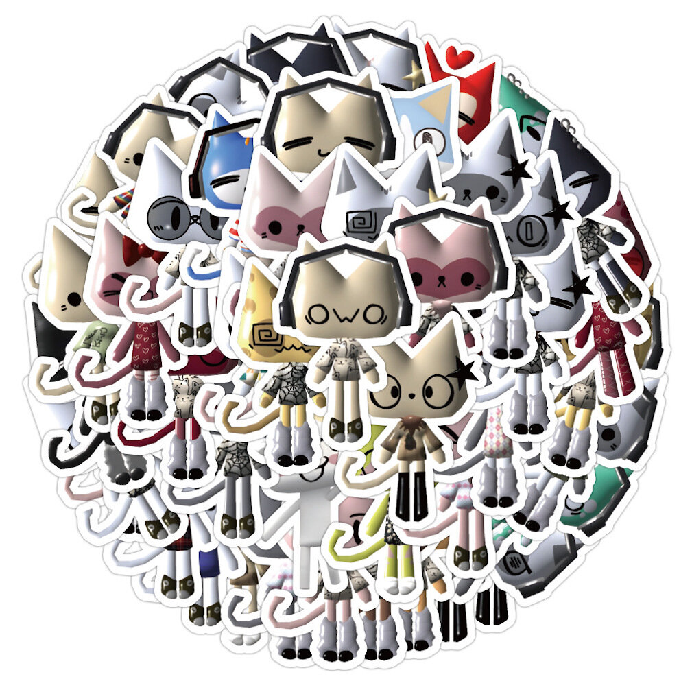 50 шт./упаковка. Декоративные мультяшные наклейки с персонажами аниме «Иноуэ Торос» для мобильных телефонов, кружек, игрушек, ноутбуков. Наклейки-бомберы.