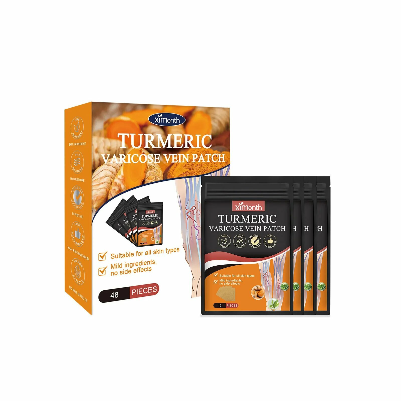 Пластырь от варикоза 12/48 шт.