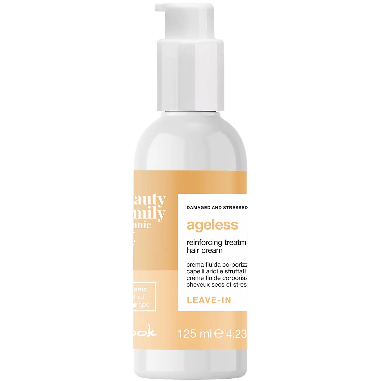 Несмываемый уплотняющий крем для поврежденных и подверженных стрессу волос, 125 мл