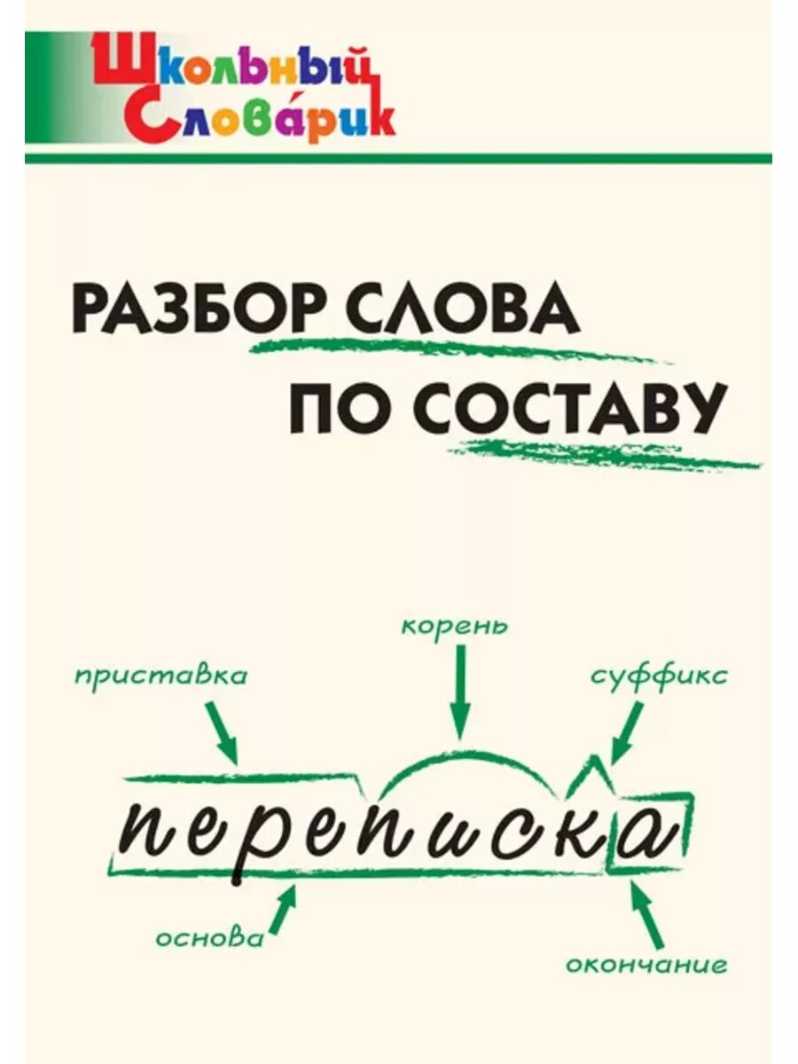 Школьный словарик: Разбор слова по составу