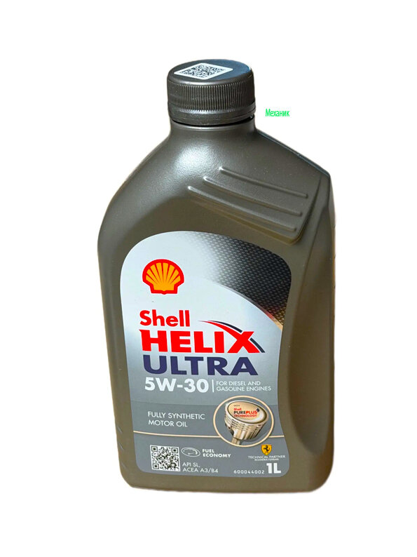 Синтетическое моторное масло SHELL Helix Ultra 5W-30, ACEA A3/B3 1l