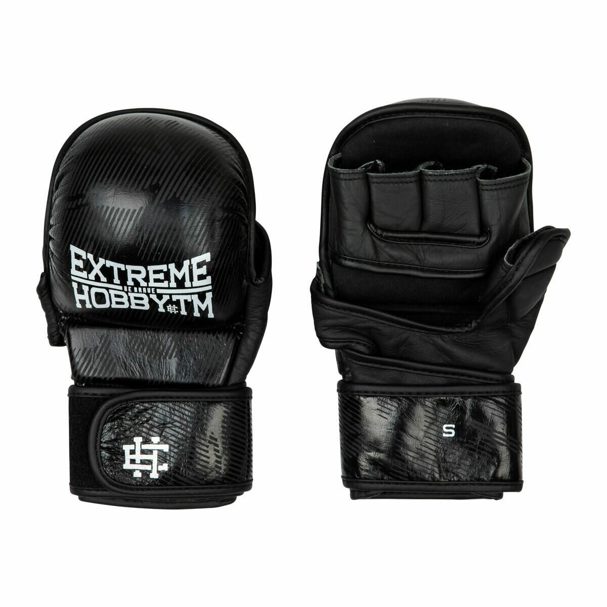 Перчатки MMA для взрослых EXTREME HOBBY HAVOC TRAINING, Decathlon, Цвет: Черное, Размер: XL