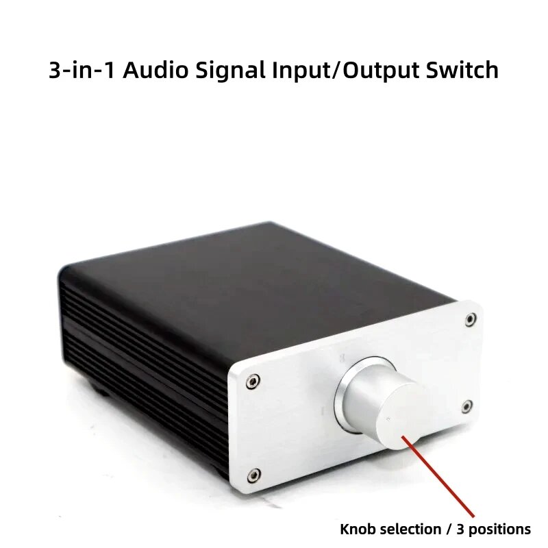 TIANCOOLKEI Пассивный предусилитель регулятор громкости HiFi ALPS 27 Silver