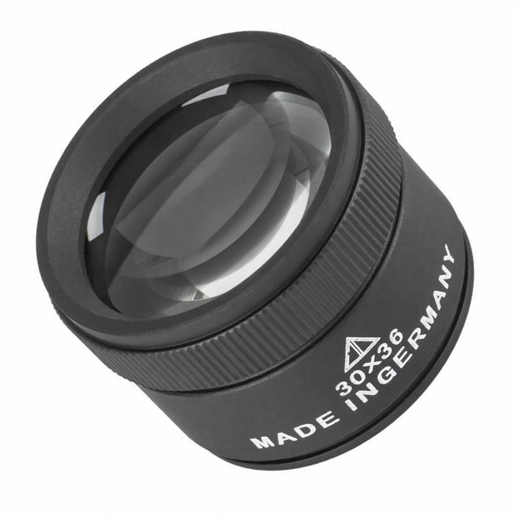 30-кратная лупа для монет и ювелиров, Черный