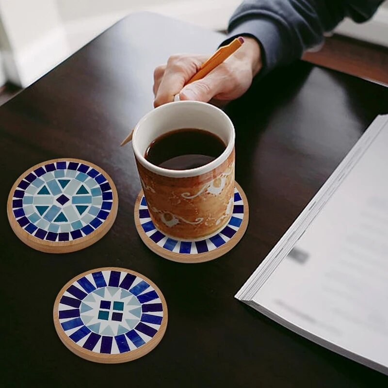 Набор для мозаики из стекла, синий