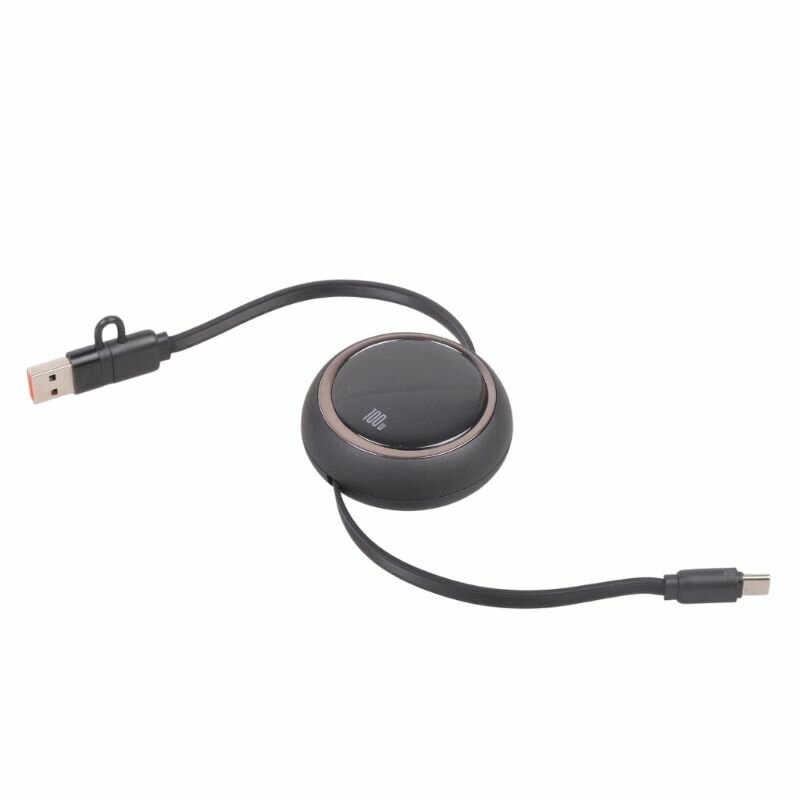 Выдвижной кабель для передачи данных 2-в-1 USB + type c - c.