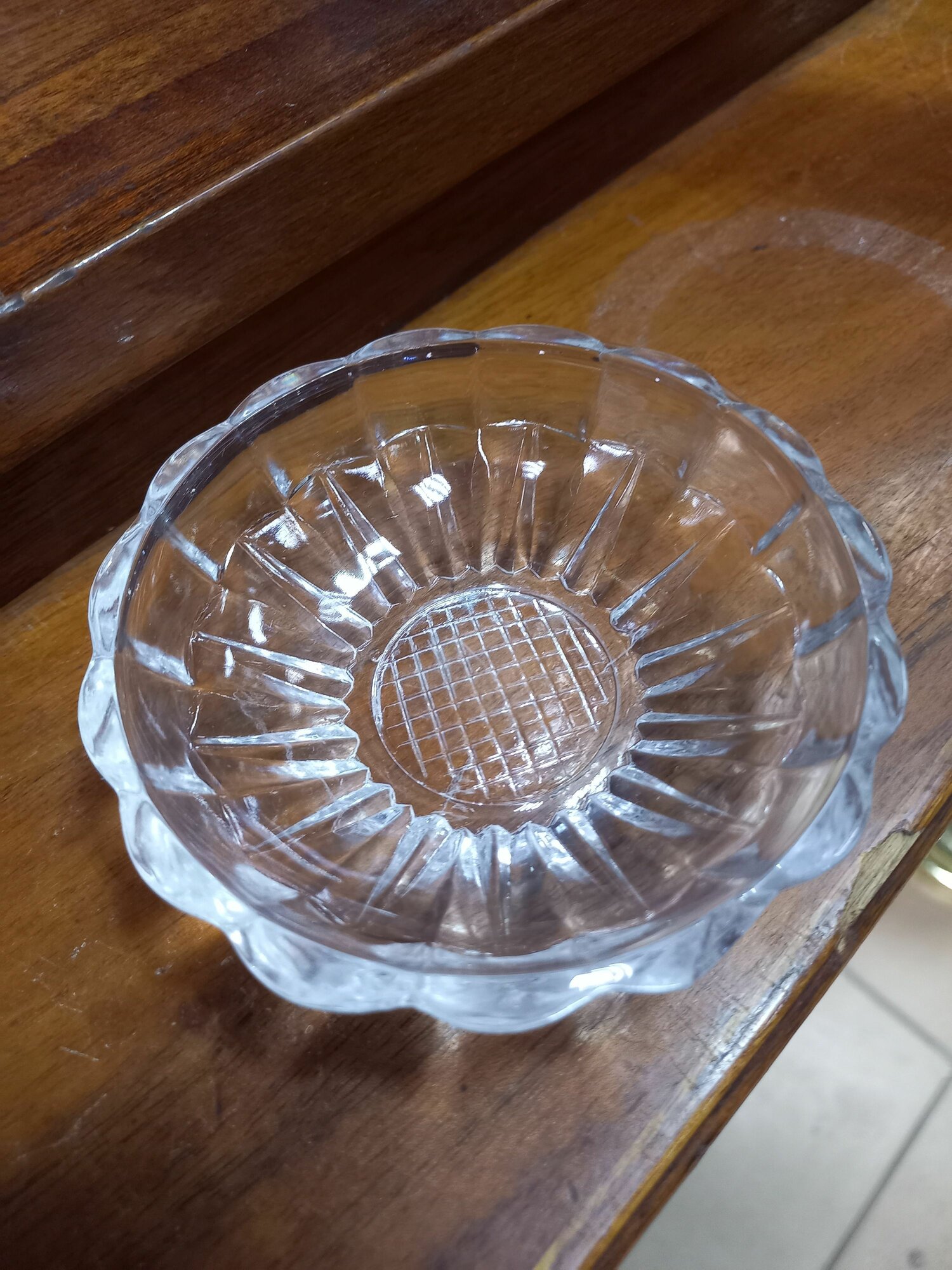 Винтажная советская пиалка из хрусталя