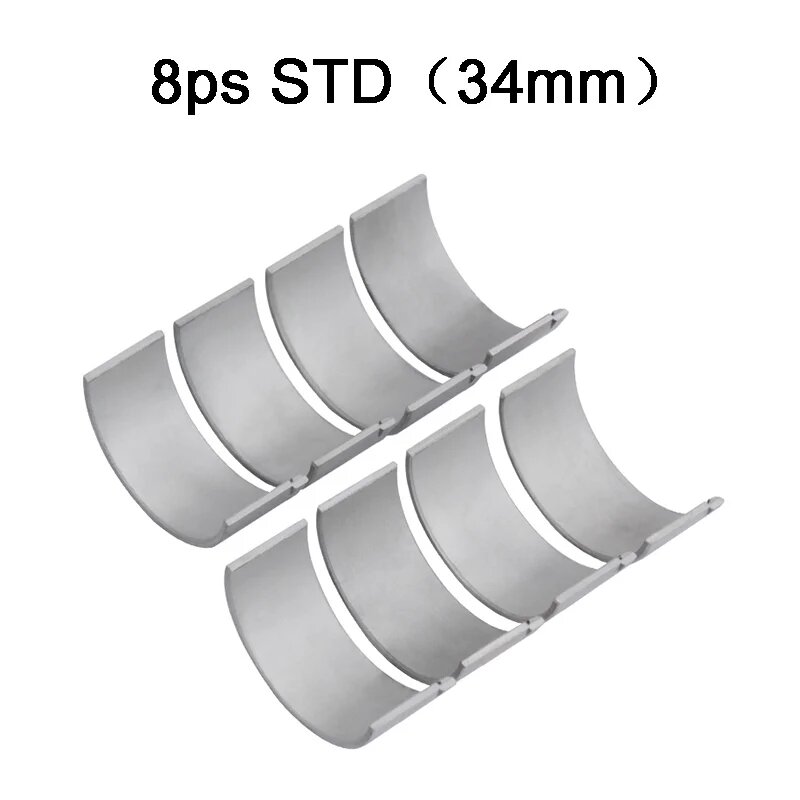 8ps STD (34mm) шатунные подшипники для Suzuki SV400S Inazuma 400, Цвет: STD