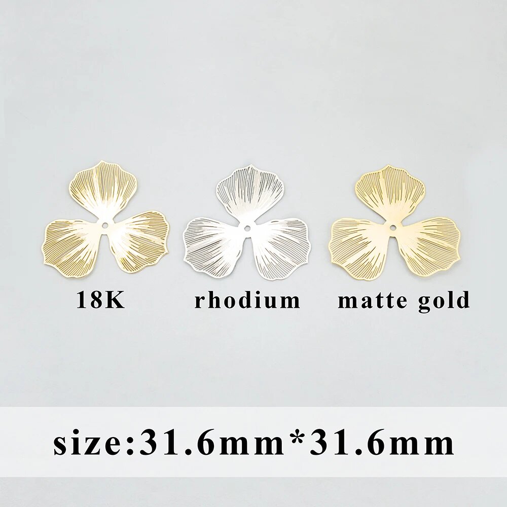 GUFEATHER подвески из 18-каратного золота с родиевым покрытием