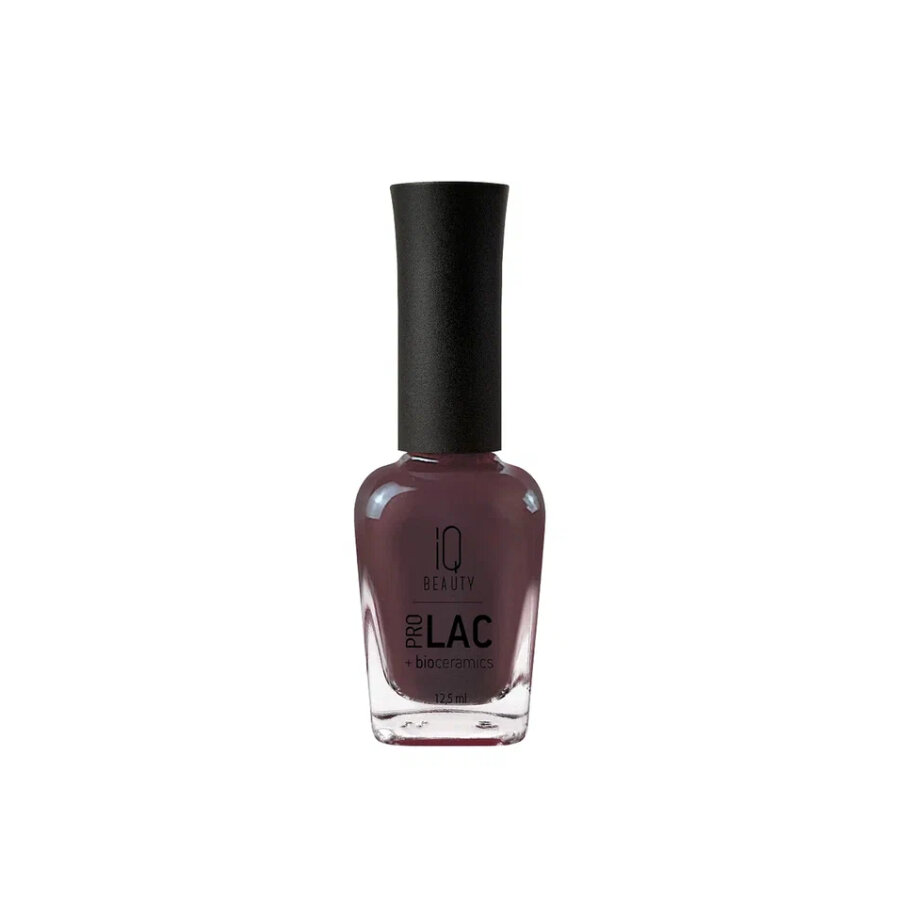 IQ Beauty, Лак для ногтей укрепляющий с биокерамикой 183 Dark figure, 12,5 мл