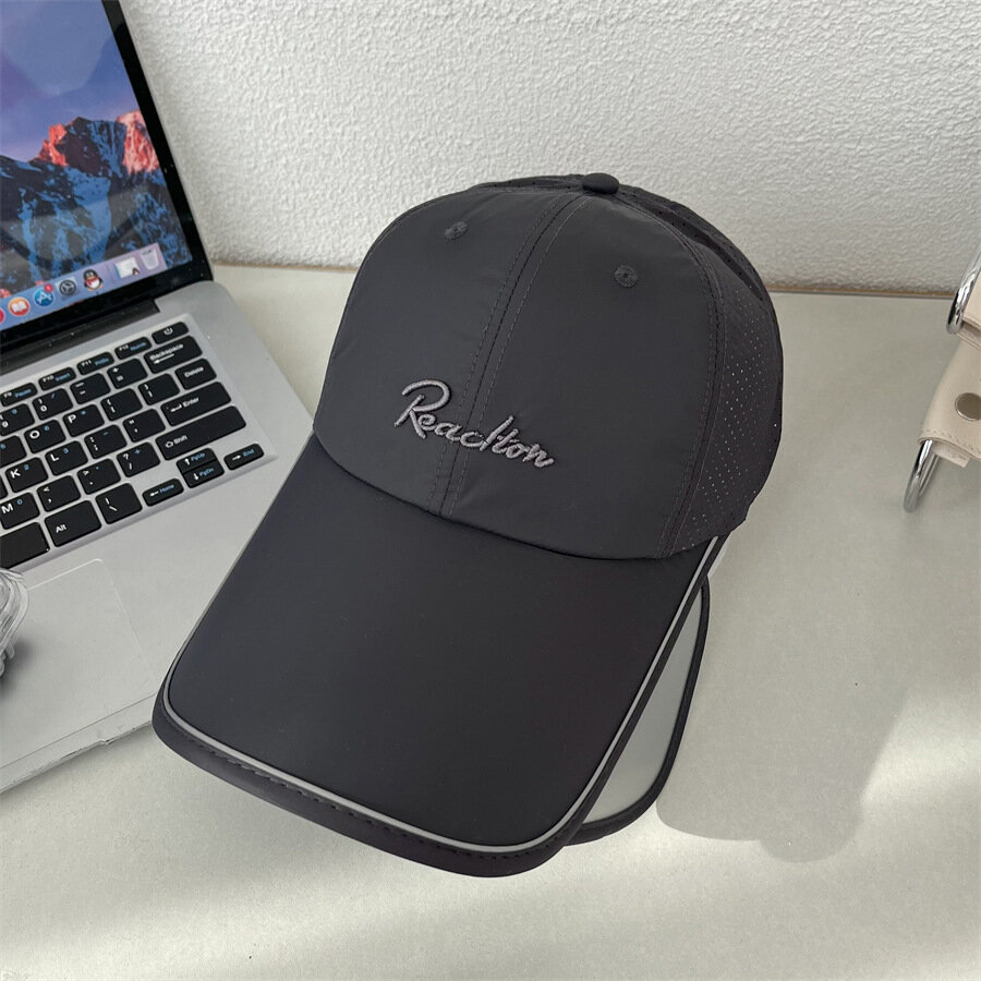 Складная кепка с козырьком для мужчин и женщин, летняя туристическая кепка с защитой от солнца, быстросохнущая, с открытым верхом, универсальная уличная кепка от солнца.