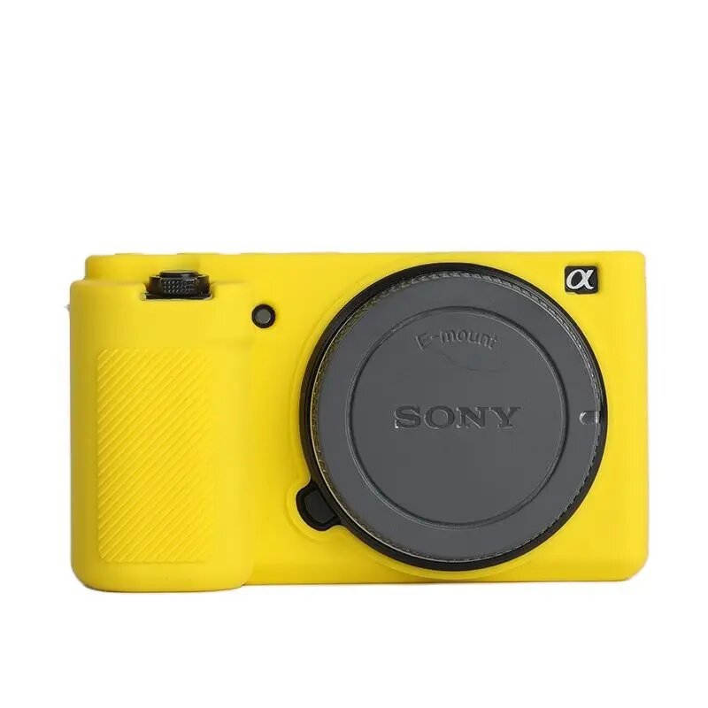 Силиконовый чехол для камеры Sony ZV-E10 Желтый