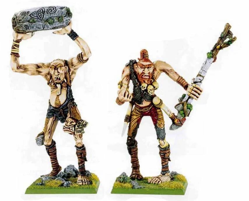 Giants of Albion. Old Sculpt. С подставками. Warhammer 40.000