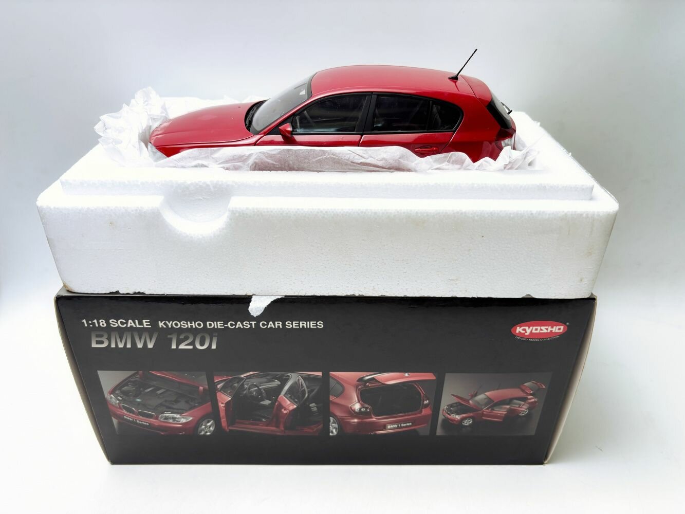 KYOSHO 1/18 Масштабная модель автомобиля BMW 1 Series E87 120i из литого металла