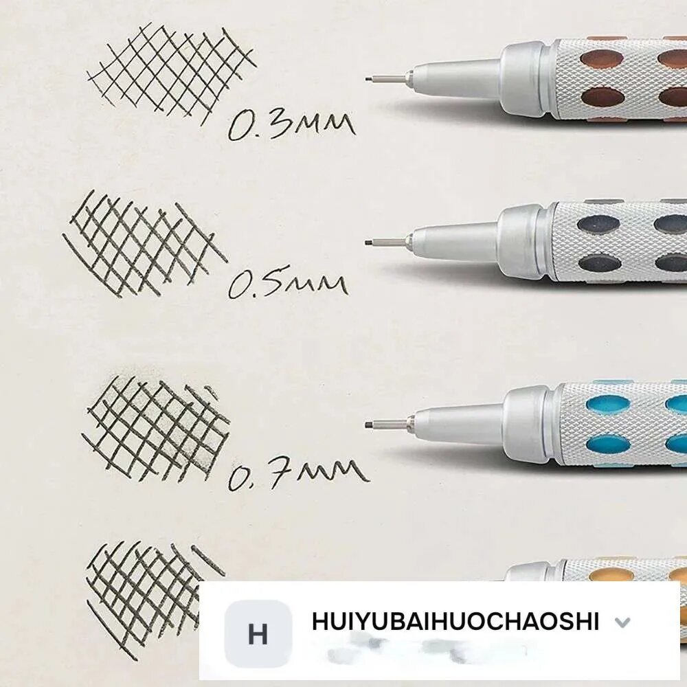 Карандаш механический Pentel Graphgear 1000 0.9 мм, 1 шт. для рисования, металл