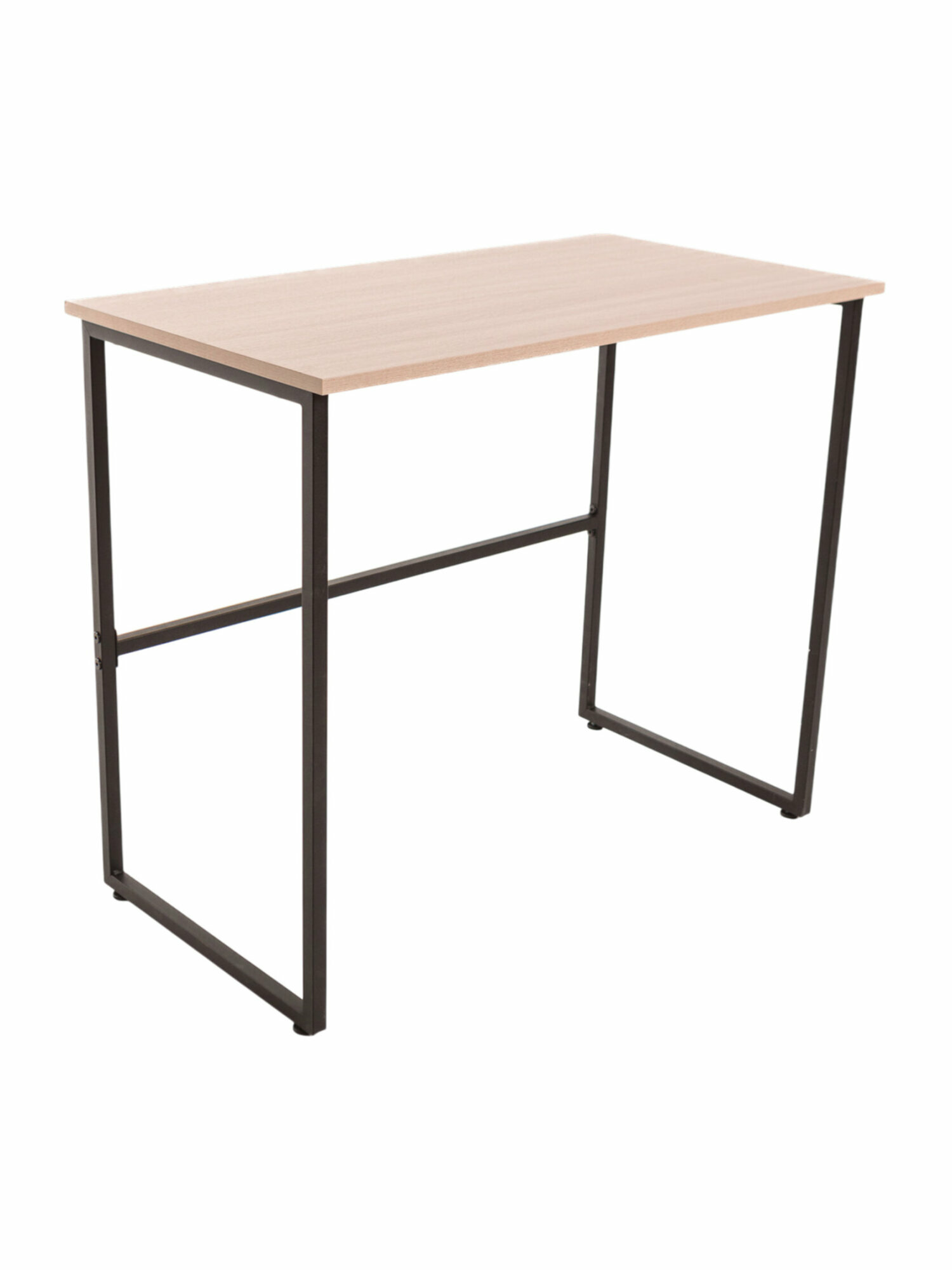 Стол письменный компьютерный, столик для ноутбука 900x500x770 мм лофт, металл ЛДСП, Brabix Smart, 641949