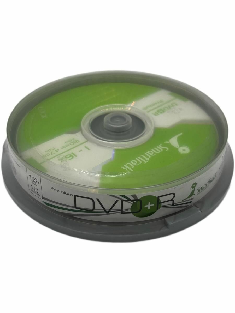 Диск для записи DVD+R Smart Track 10 шт, 16Х/4,7Gb/120 min