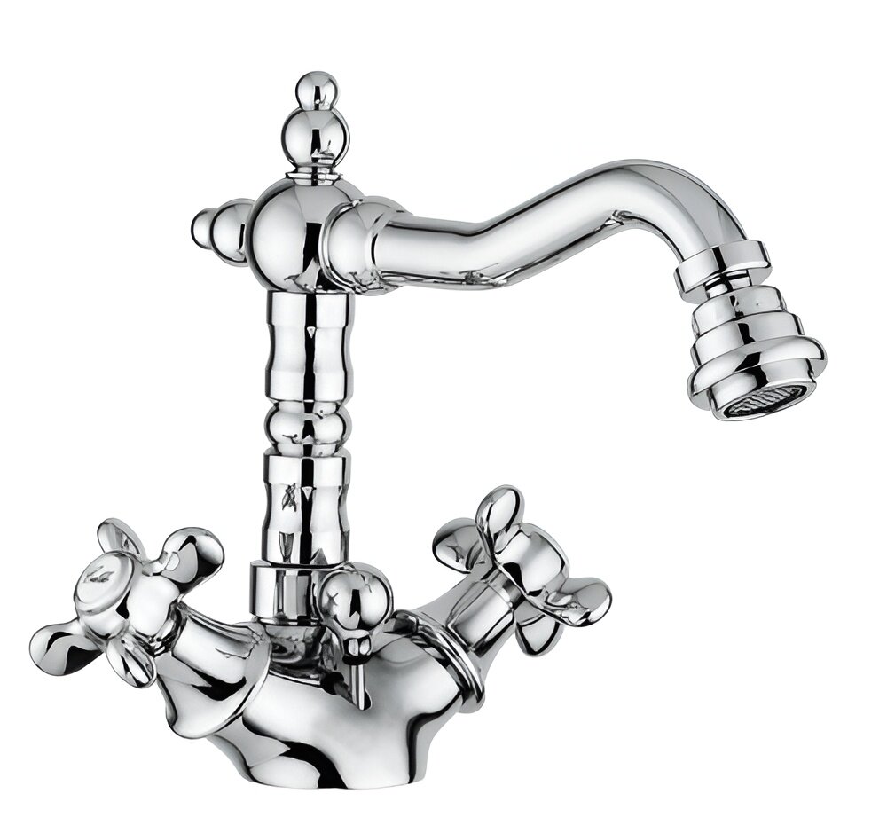 Смеситель для биде Ottocento OT710402015, латунь, хром, двухрычажный, Webert, Италия