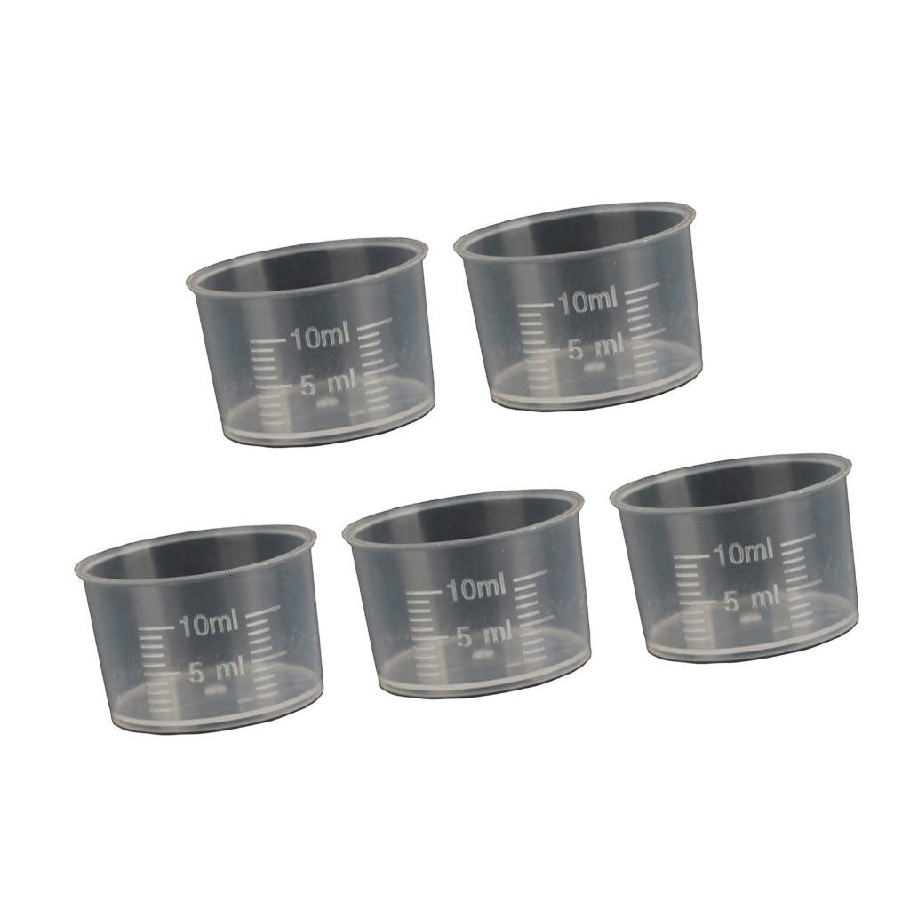 Пластиковые мерные стаканы (5 шт.), 10ml