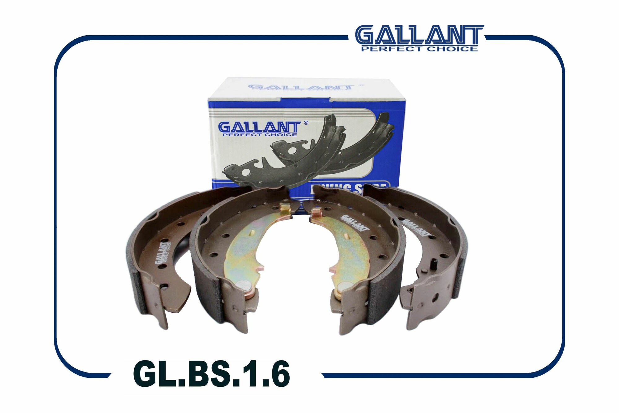 Колодка задняя ВАЗ Lada Largus, Renaul Duster 203 мм арт. GL. BS.1.6