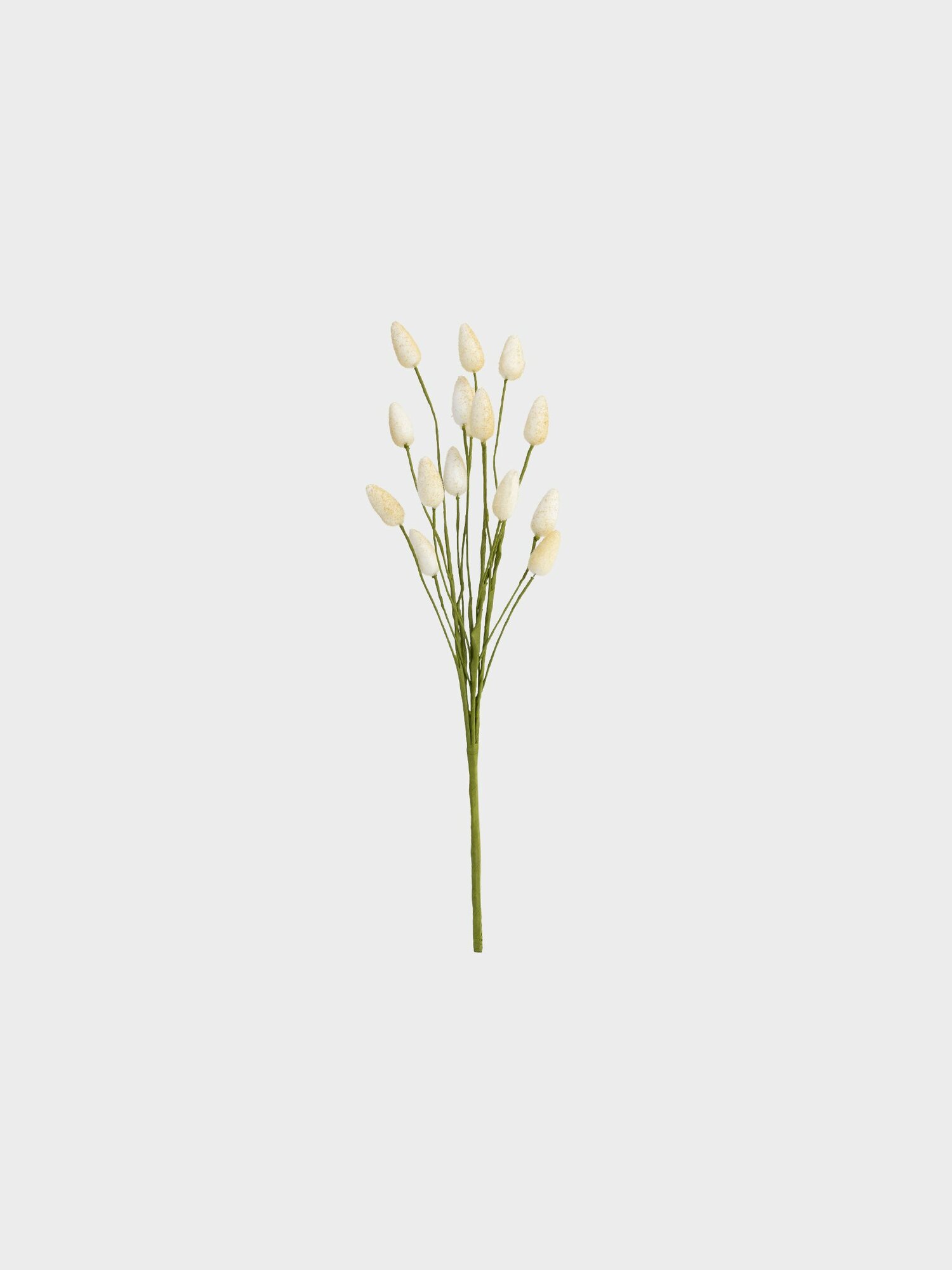 Ветка декоративная, 45 см, пенопласт/бумага, Белый крокус, Flower garden, Kuchenland