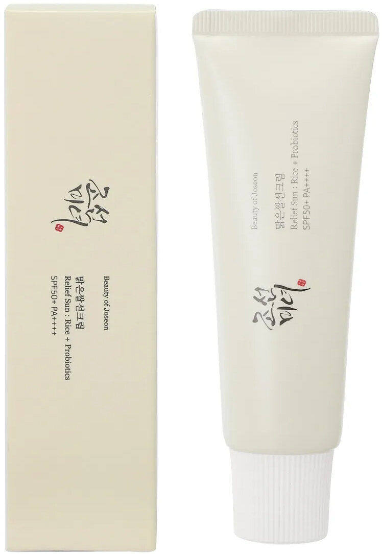 Солнцезащитный крем с пробиотиками Beauty of Joseon Relief Sun : Rice + Probiotics SPF50+ PA++++ 50 мл