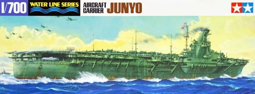 Tamiya 31212 1/700 Версия Waterline WWII IJN авианосец Junyo сборная модель корабля