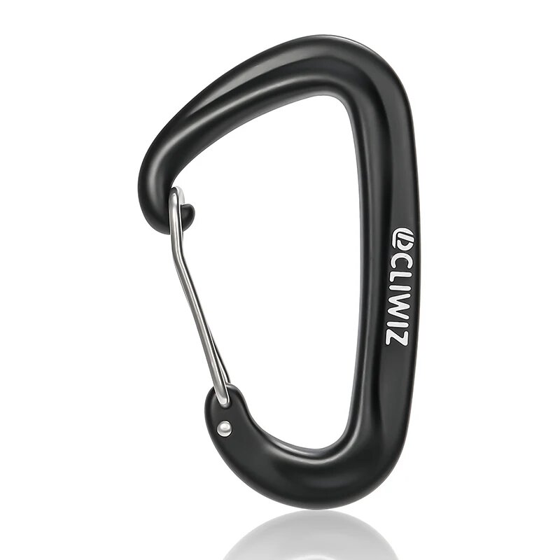 Карабин черного цвета CLIWIZ 12 кН 7801S-Black