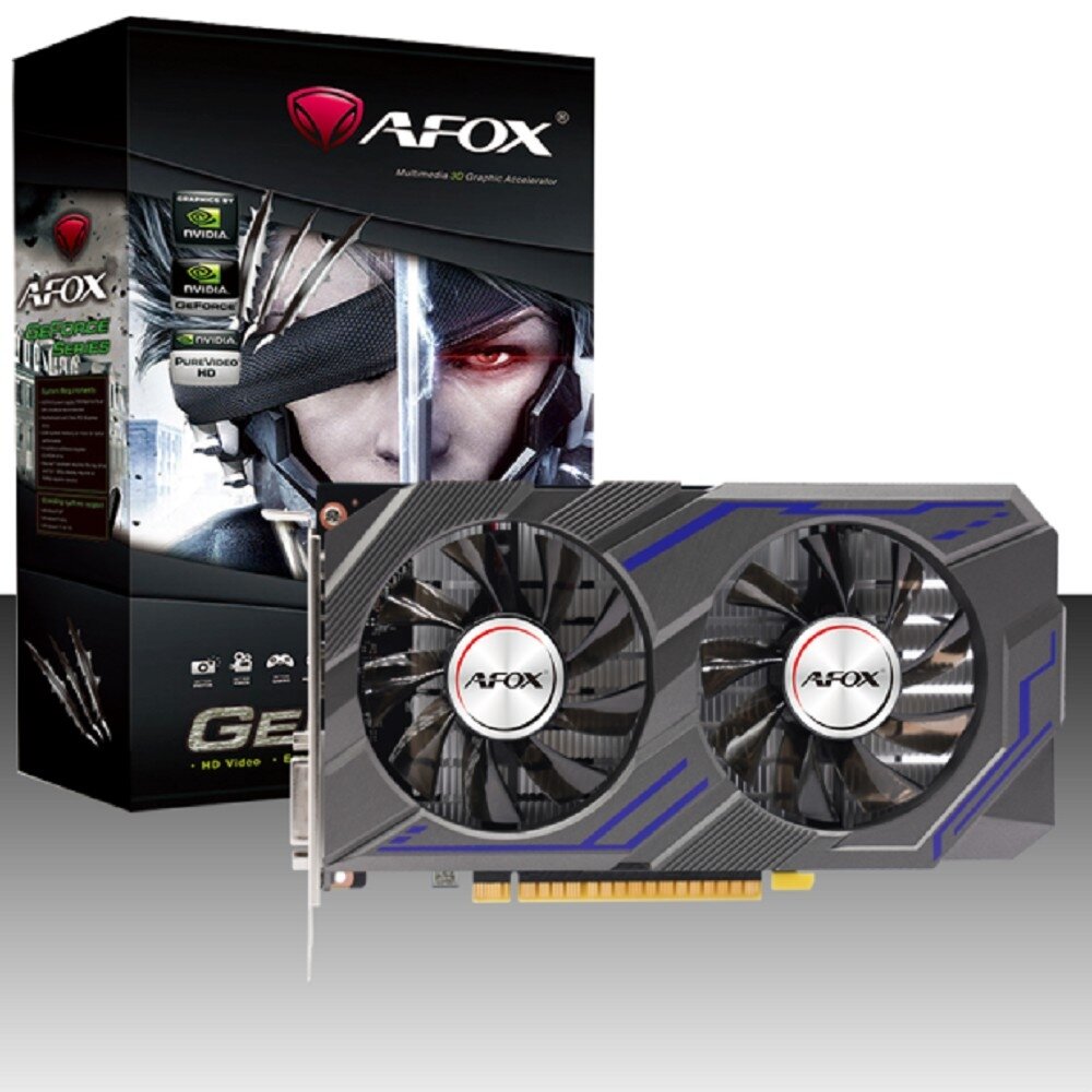 Видеокарта AFOX GTX1650 SUPER 4GB GAMING GDDR6 128Bit DP DVI/HDMI ATX 2FAN (AF1650S-4096D6H1-V4) RTL