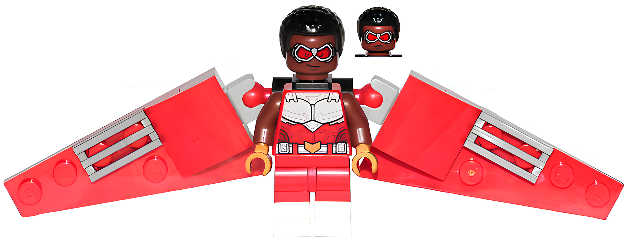 Минифигурка Lego Super Heroes Falcon - Red, Brick Built Wings sh0642 U